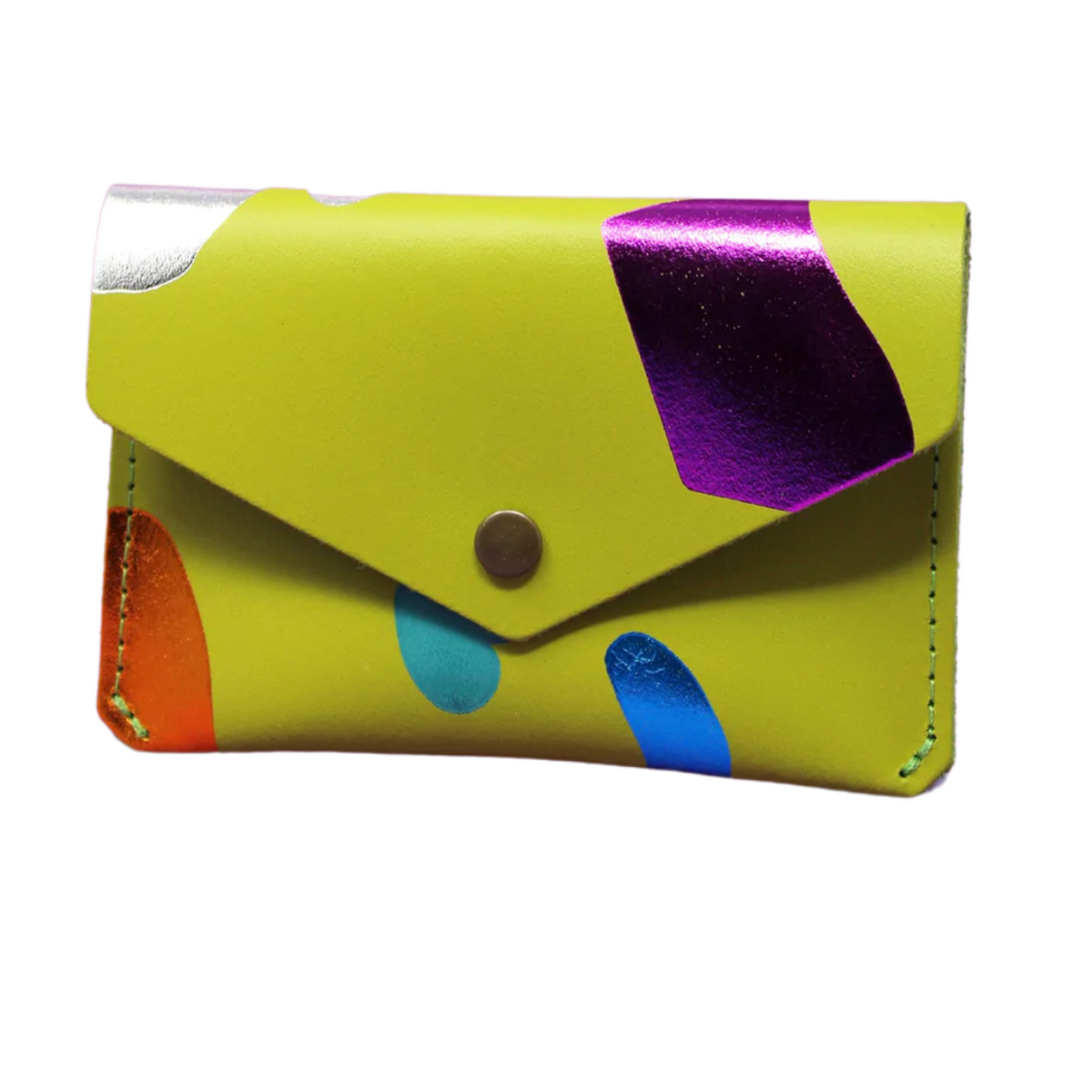 Abstract Popper Purse - apple green – The Crosswalk Store