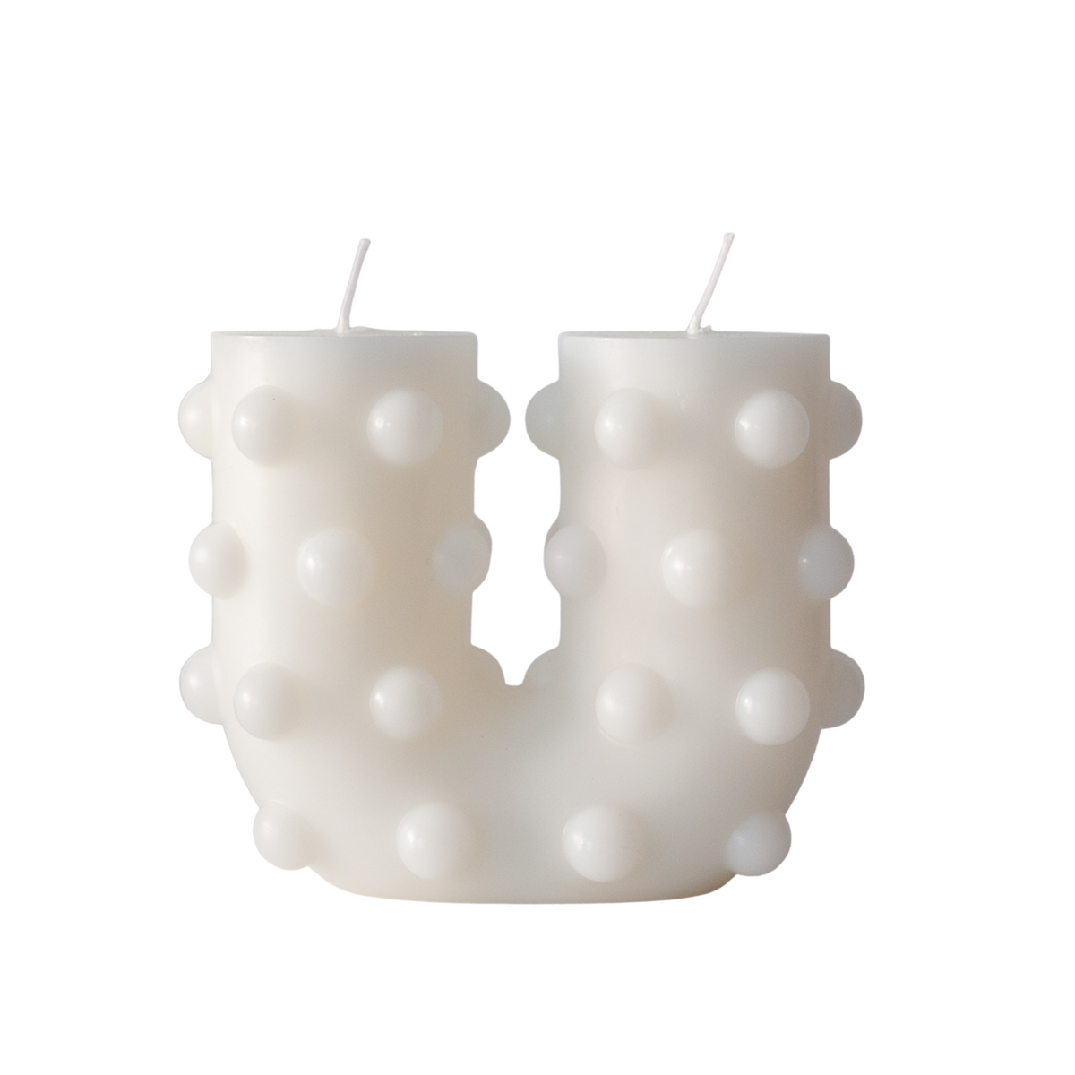 Polka Curl Candle - White – The Crosswalk Store
